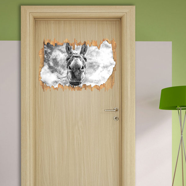 East Urban Home Wandtattoo Lustiger Esel | Wayfair.de